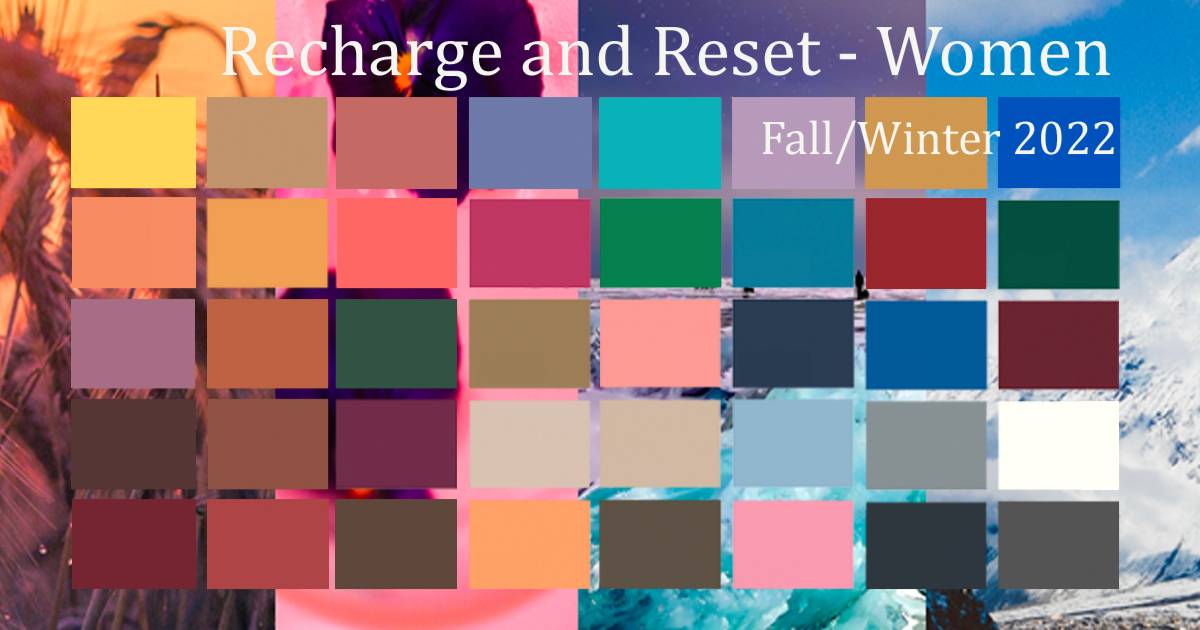 Fall/Winter 2022 key color predictions for women's wear