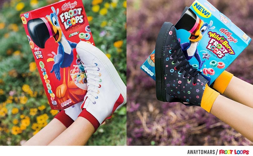 Kellogg’s launches Froot Loops Fashion with AwayToMars